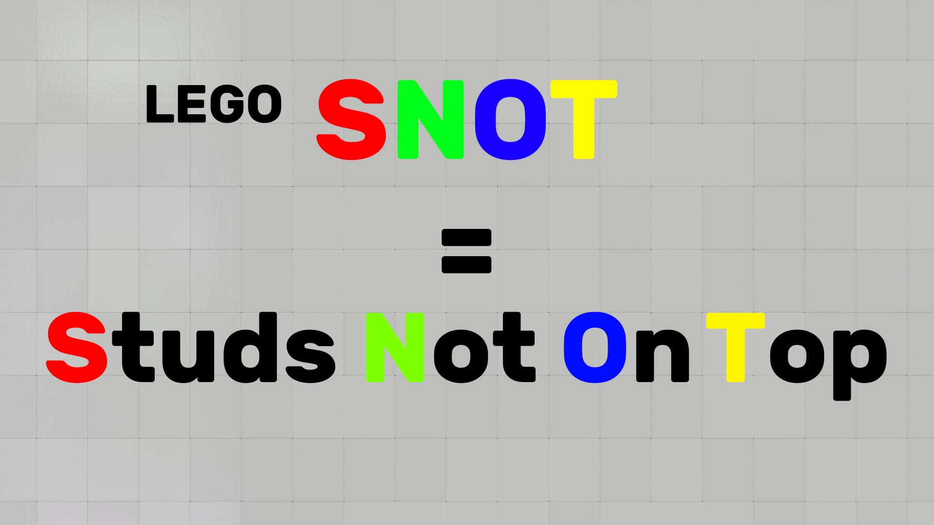 What is LEGO SNOT? – Cubes Customs Builds